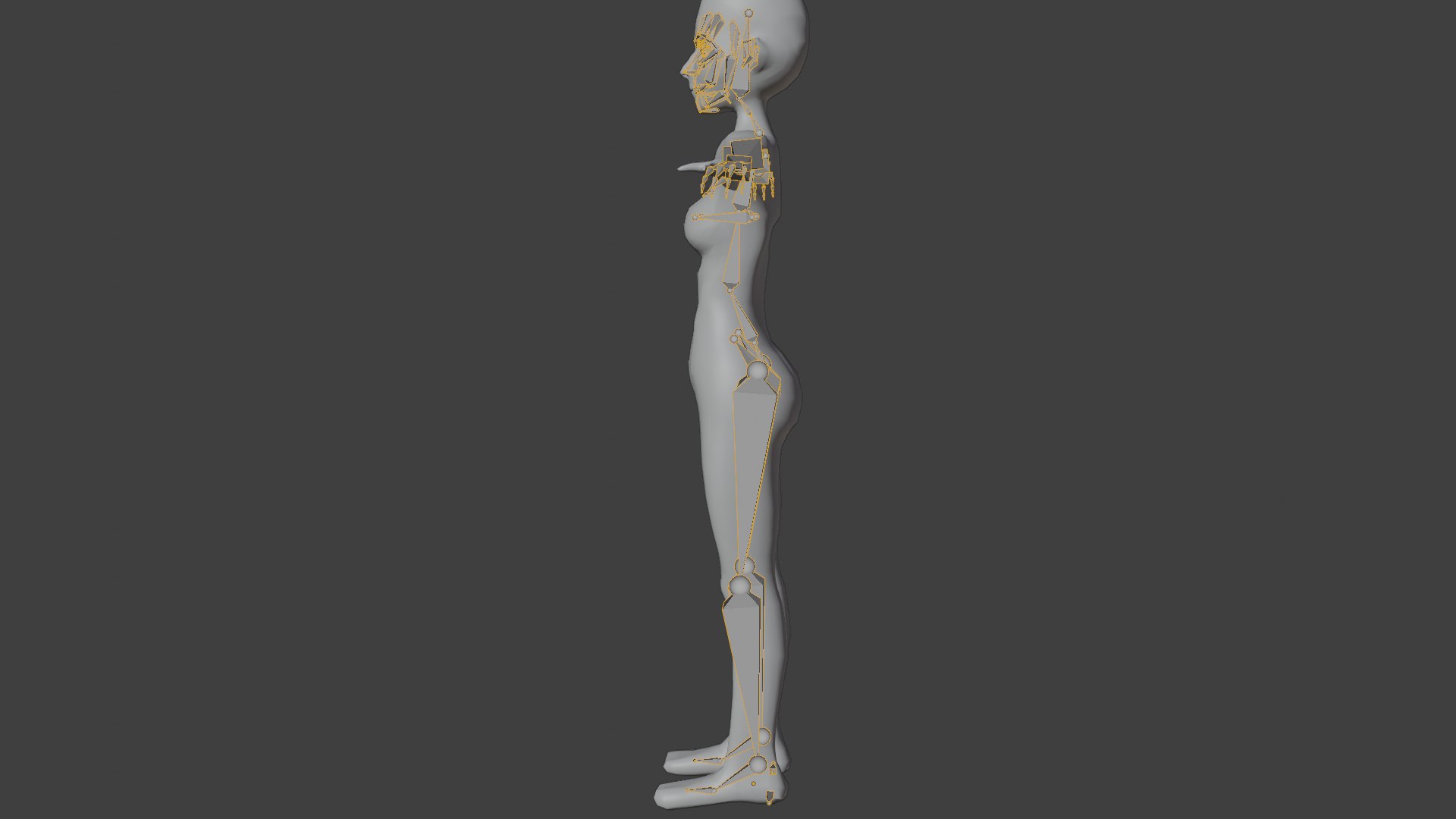 Stylized Female Low-Poly Base Body Mesh 3D Model - TurboSquid 1819301