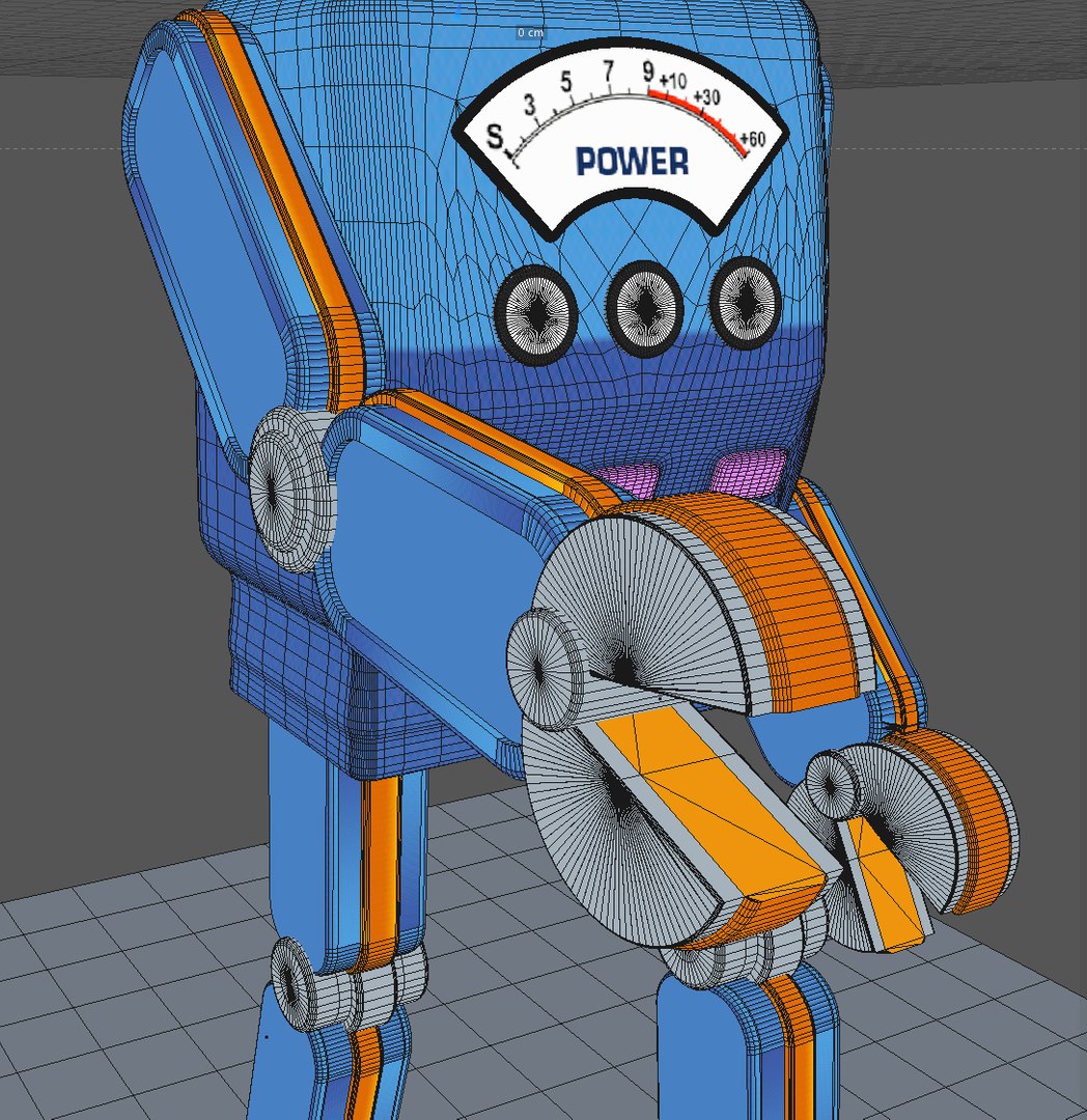1950s robot c4d