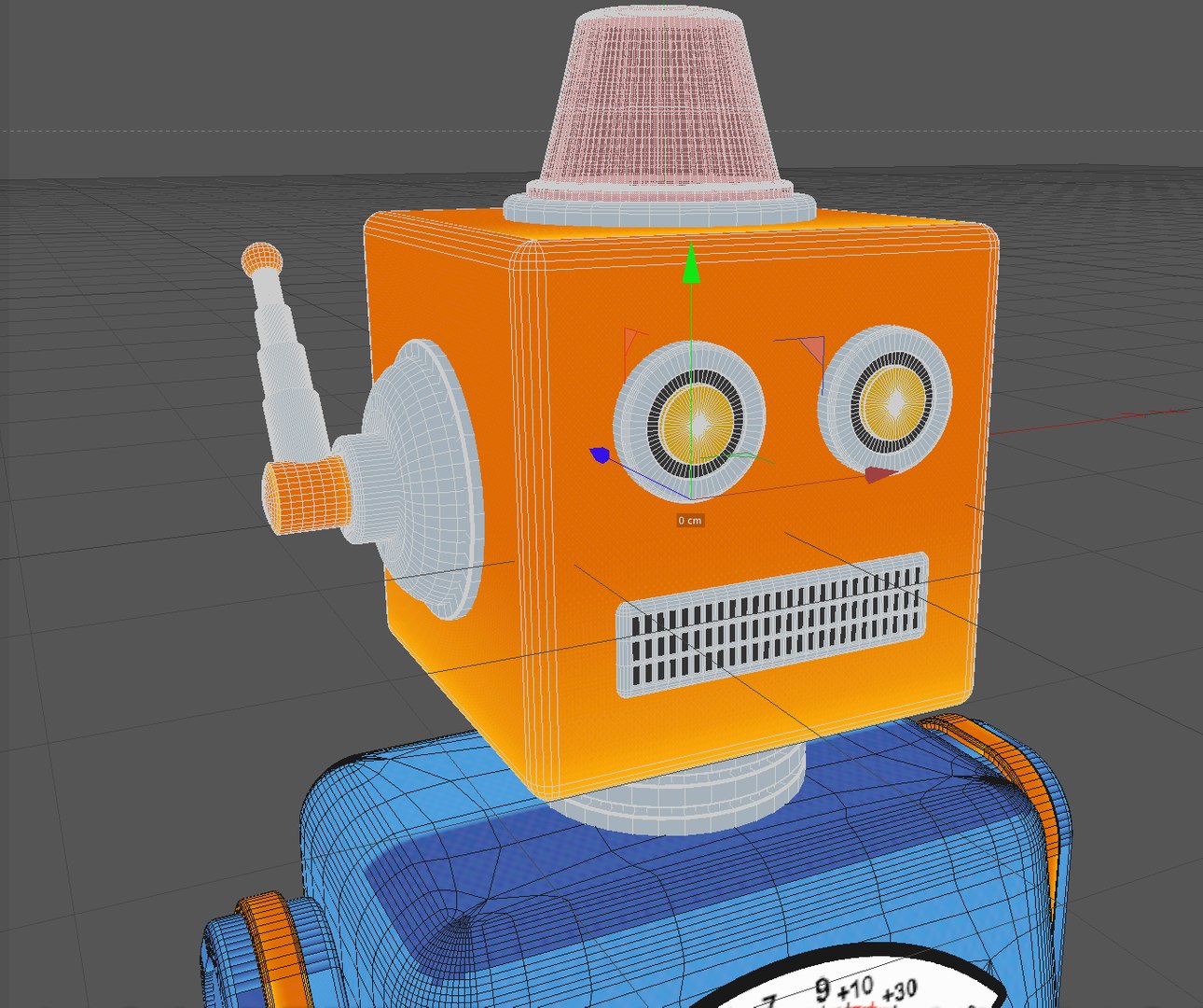 1950s robot c4d