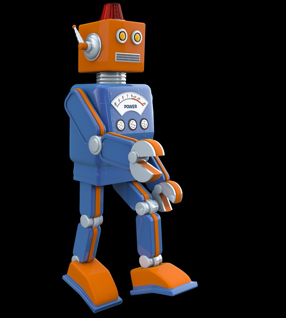 1950s robot c4d