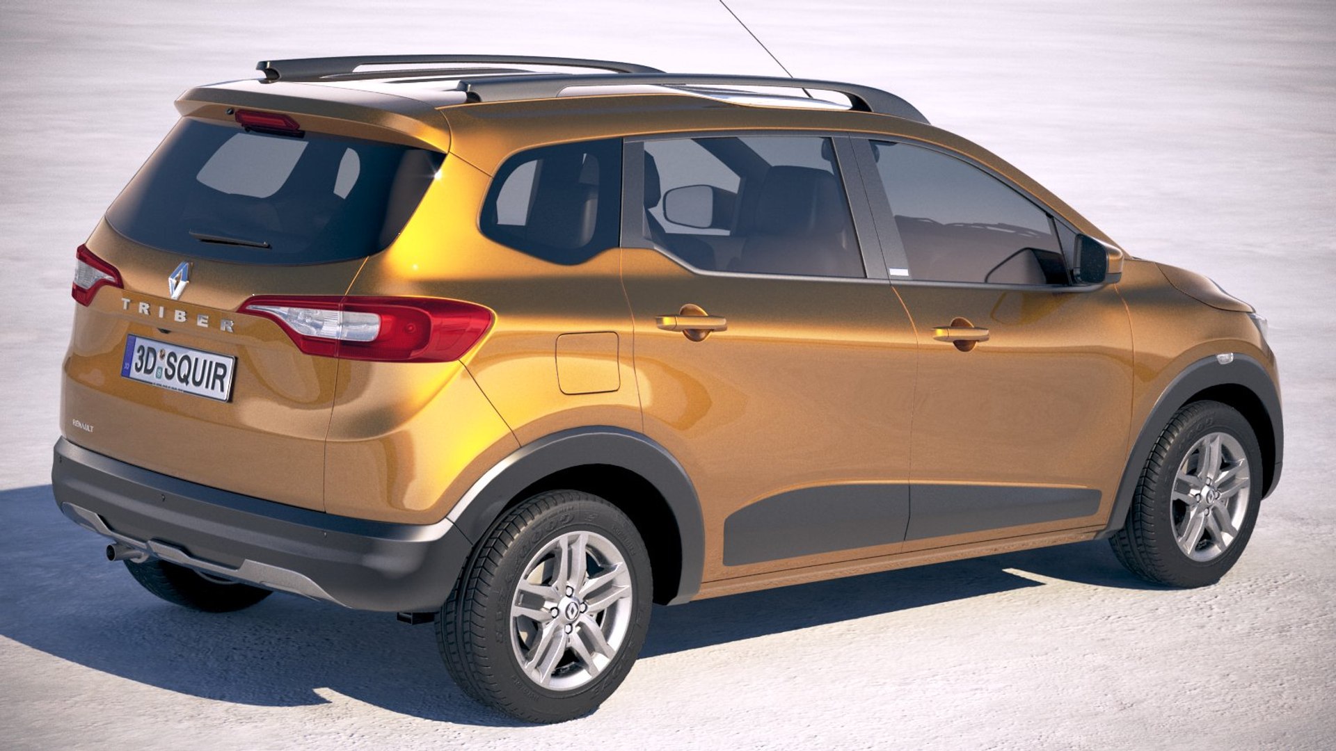 Renault Triber 2020 3D Model - TurboSquid 1464993