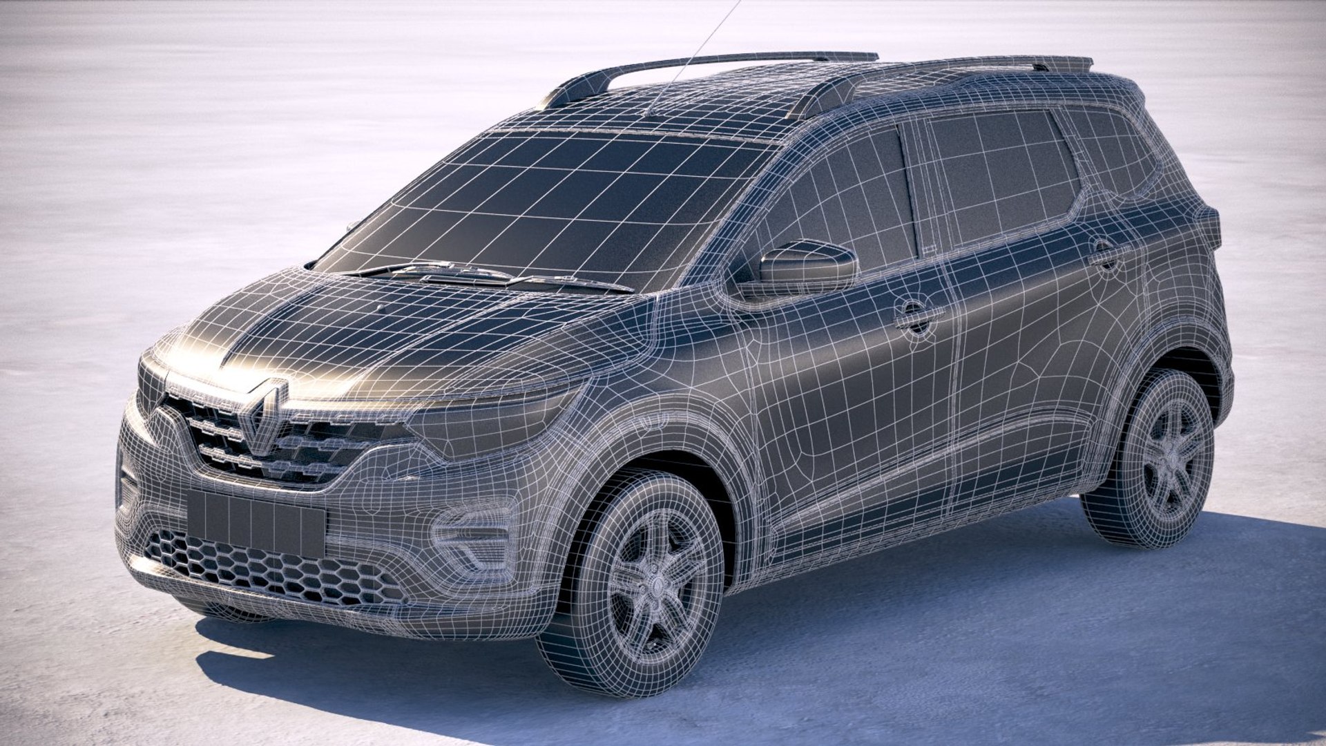 Renault Triber 2020 3D Model - TurboSquid 1464993