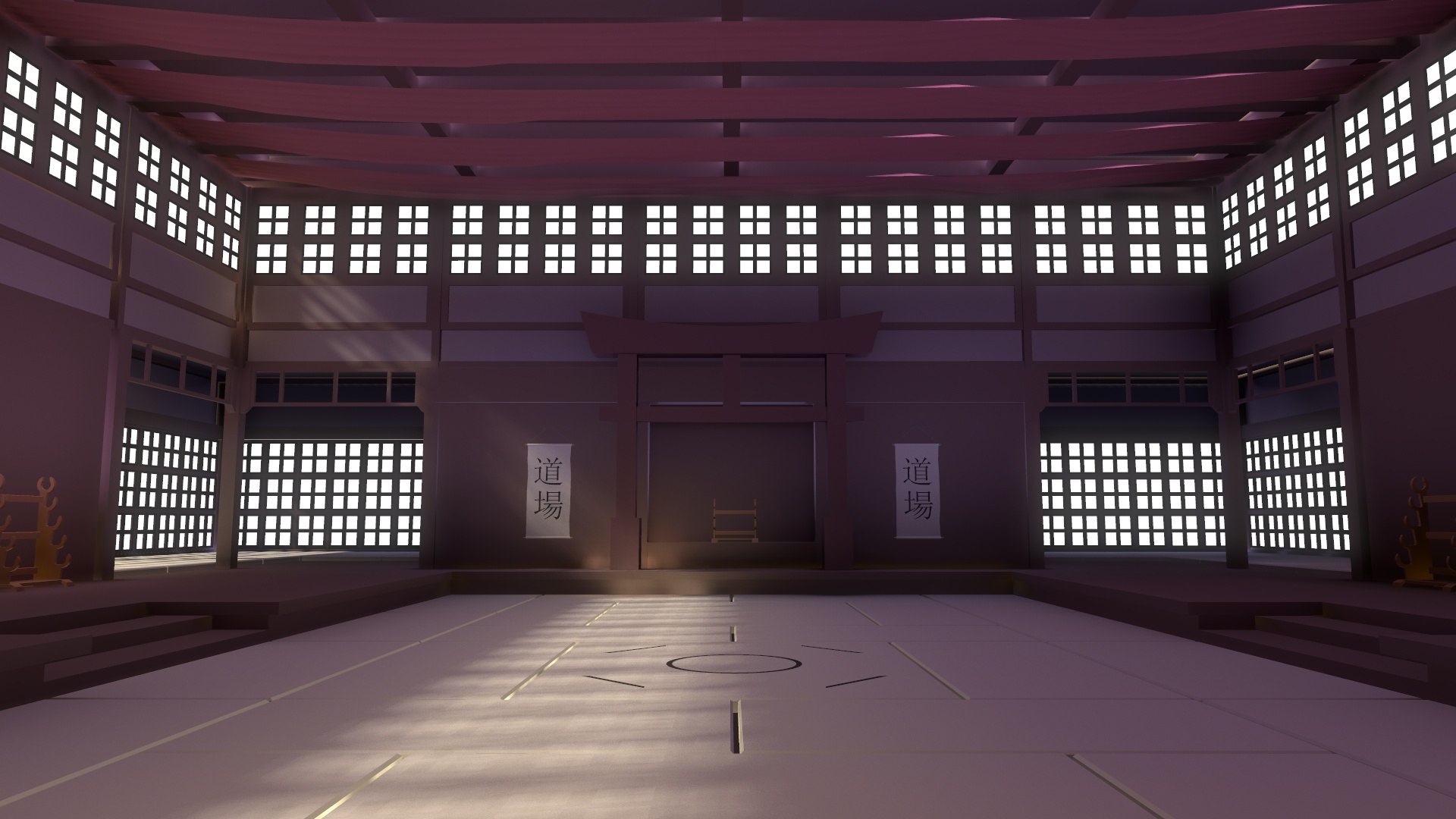 Dojo Room 3D Model - TurboSquid 1515569