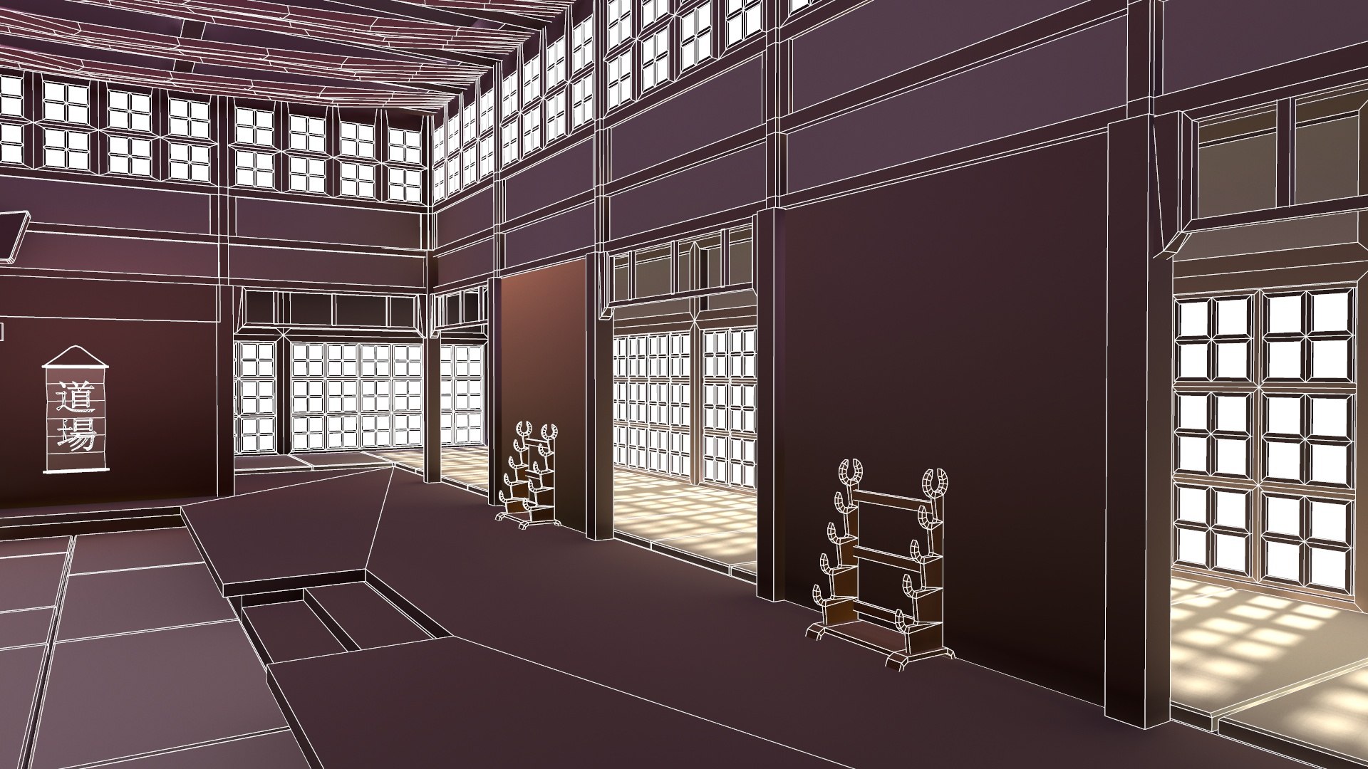 Dojo Room 3D Model - TurboSquid 1515569