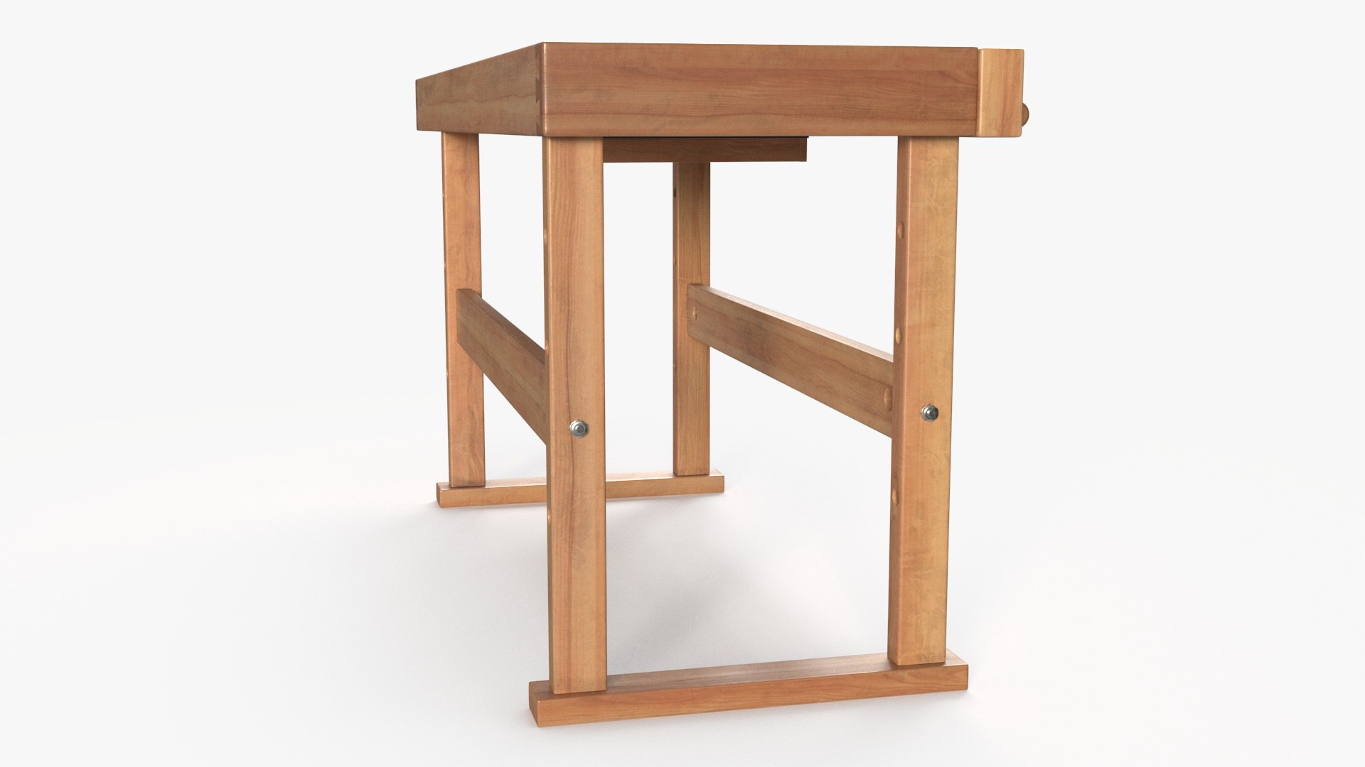 3D Model Wood Workbench - TurboSquid 2268615