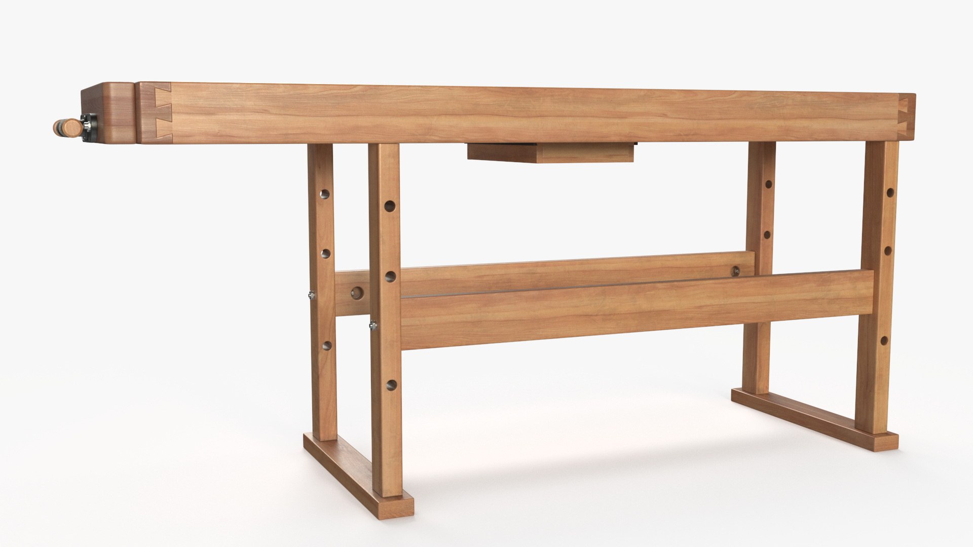 3D Model Wood Workbench - TurboSquid 2268615
