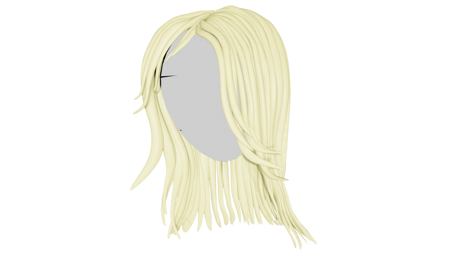 Hairs wig 3D model - TurboSquid 1814337