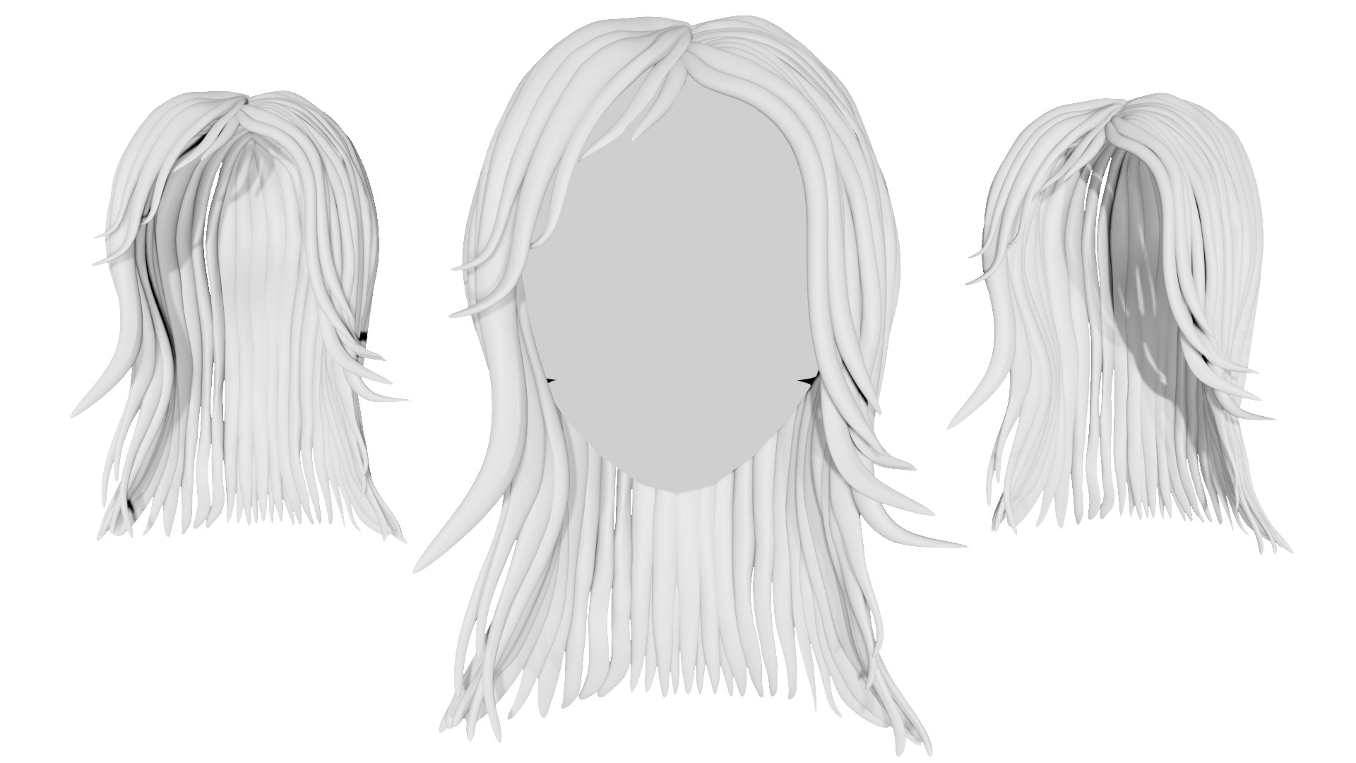 Hairs wig 3D model - TurboSquid 1814337