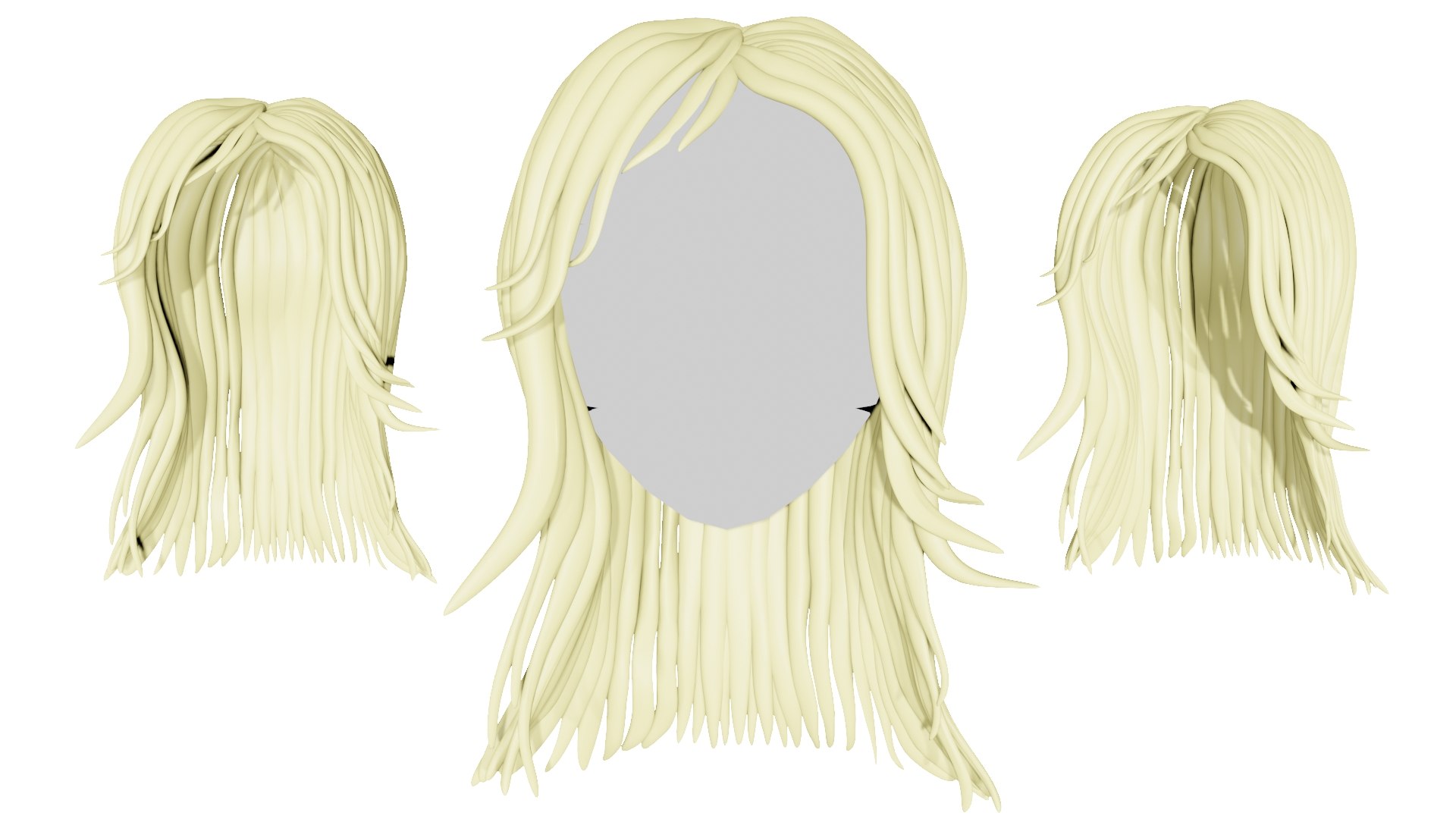 Hairs wig 3D model - TurboSquid 1814337