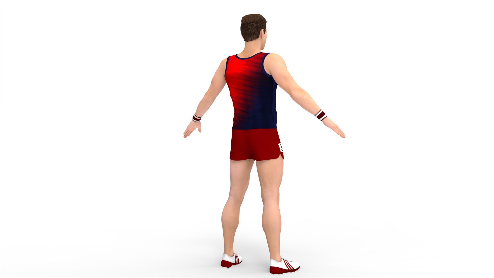 3D Athlete Runner - TurboSquid 2240772
