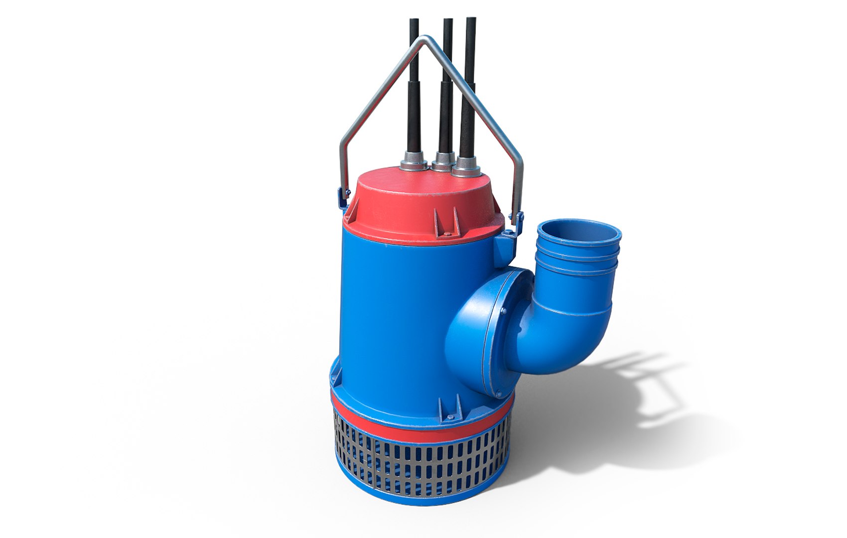 Pump Submersible Drainage V2 Model - TurboSquid 2163766