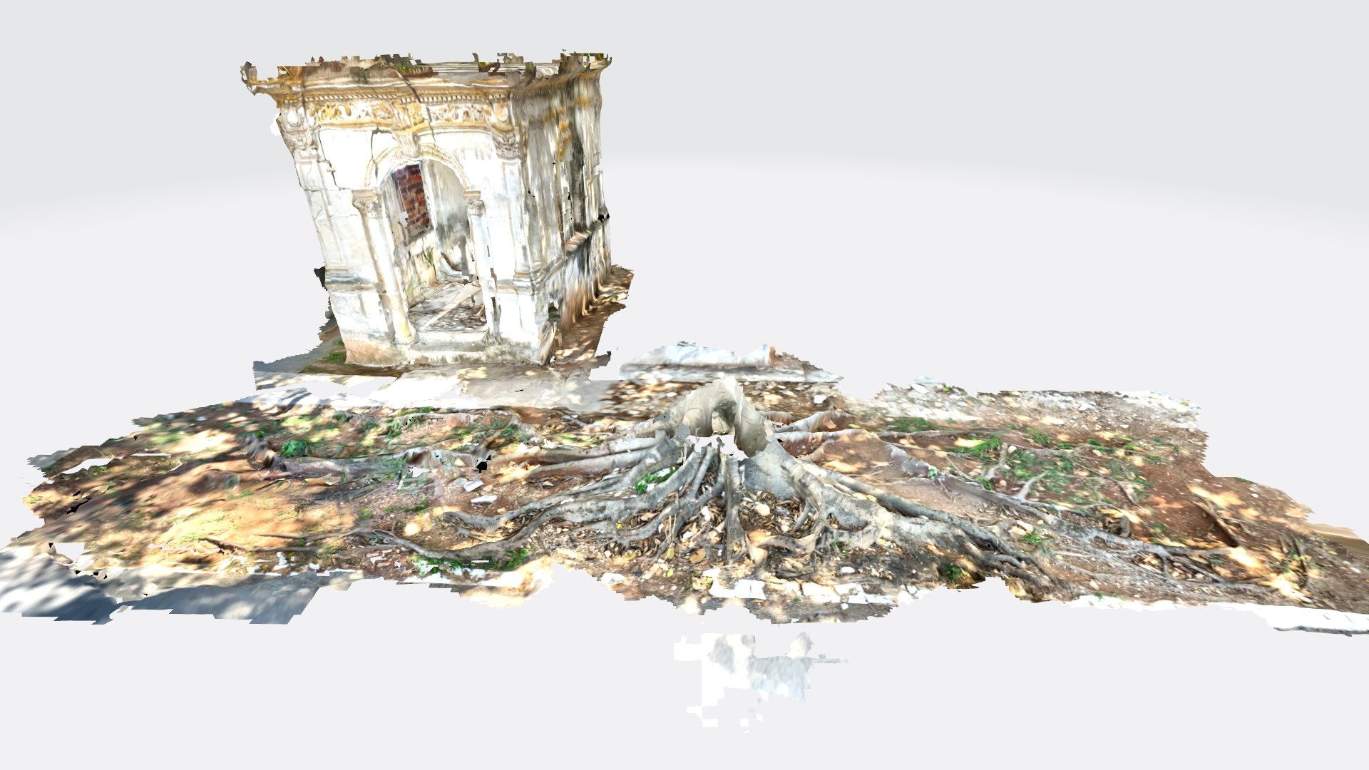 3D Pantheon with Tree model - TurboSquid 1969550