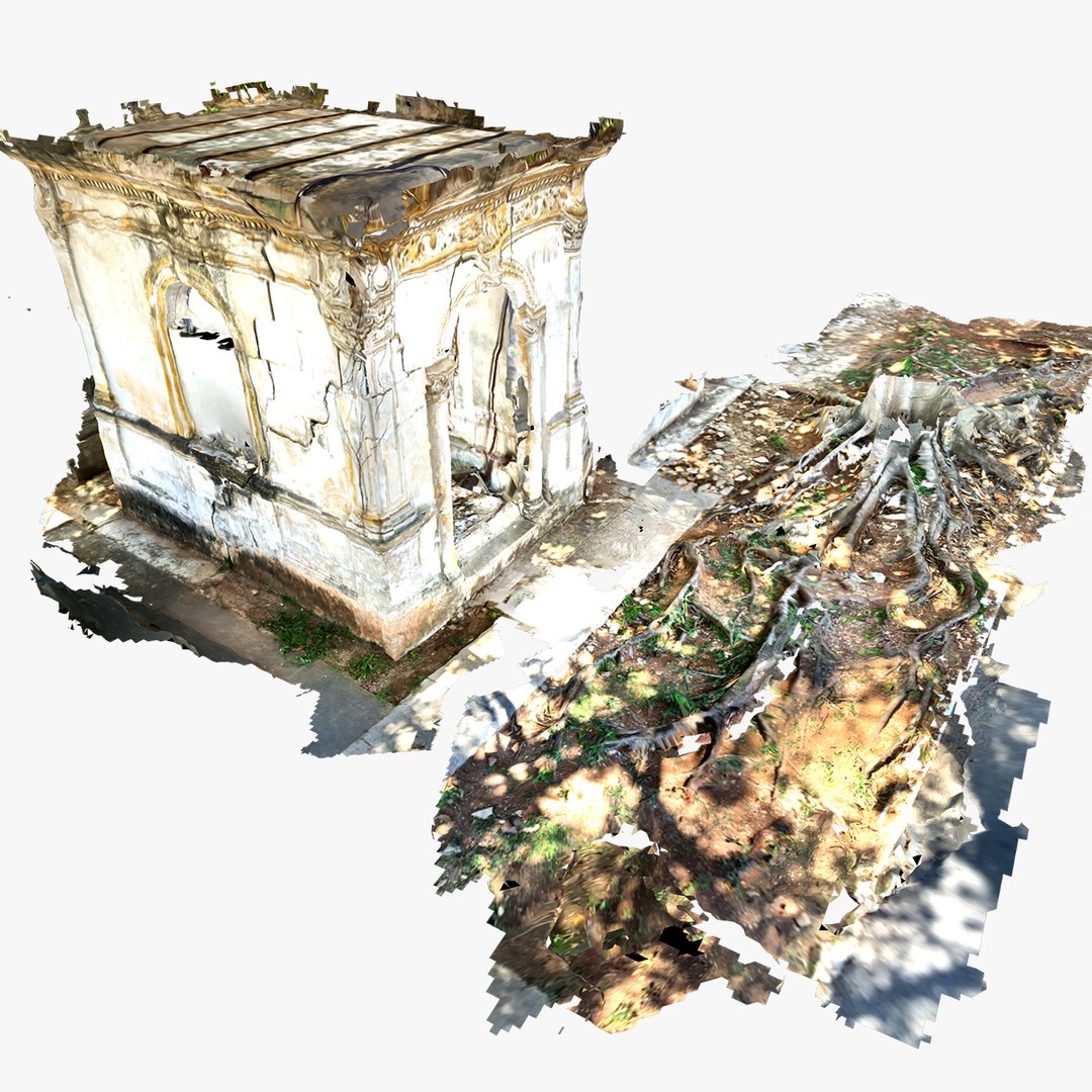 3D Pantheon with Tree model - TurboSquid 1969550