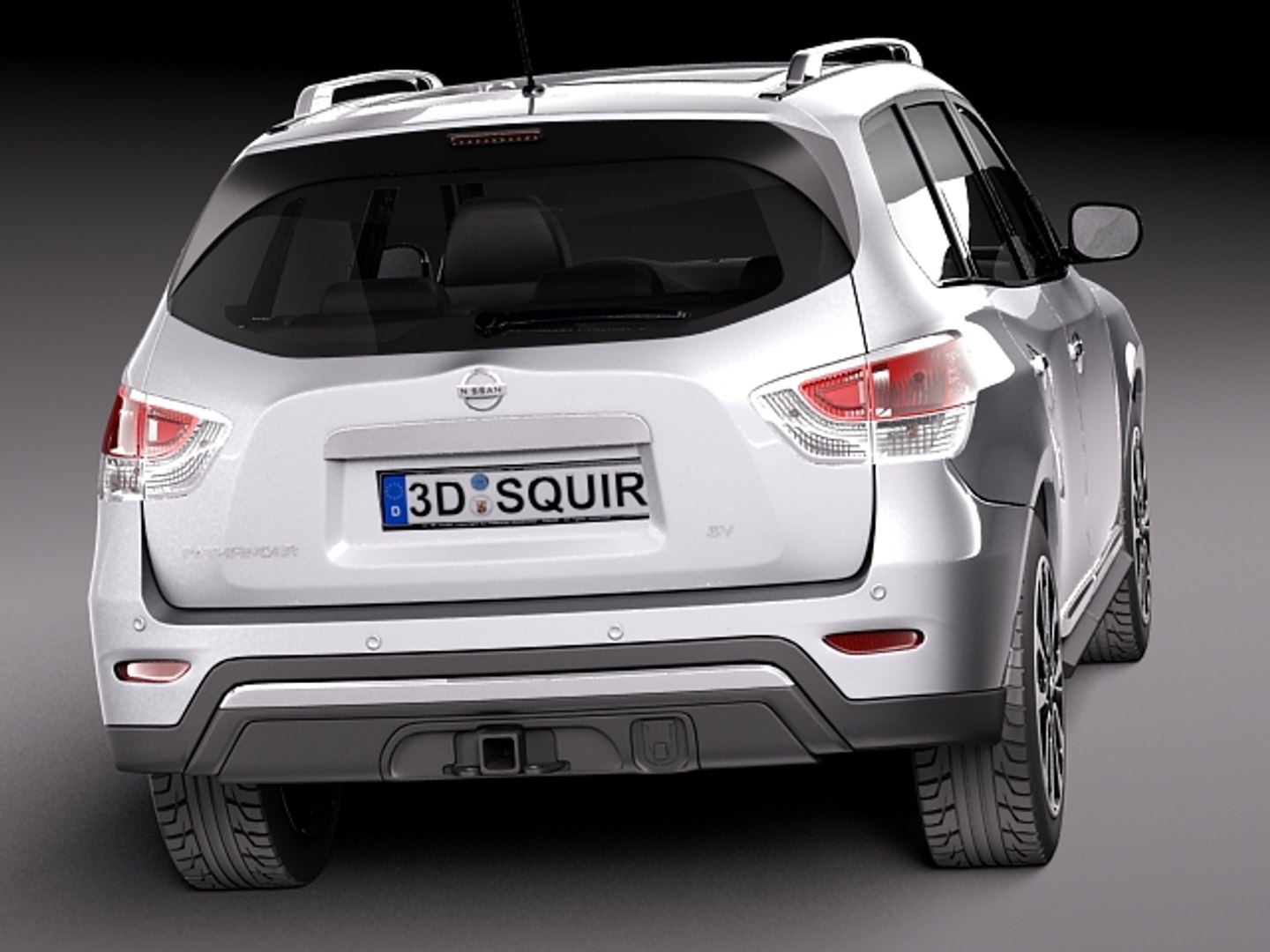 3d model nissan pathfinder 2013 suv