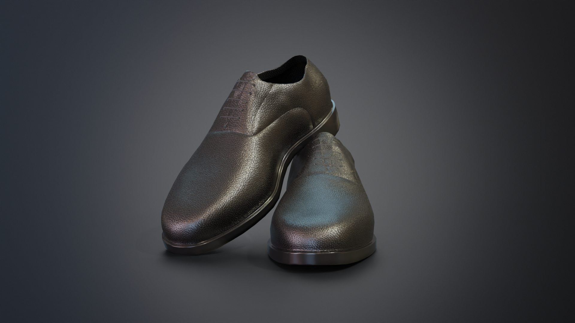 3D Men Leather Shoes Collection - Realistic And Game-Ready - TurboSquid ...