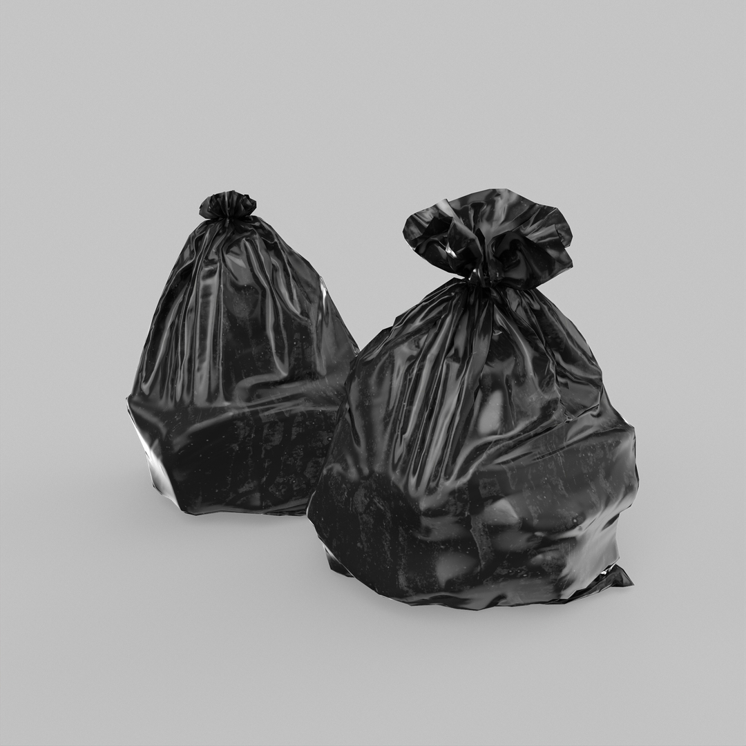 Garbage Bags Low Poly Model - TurboSquid 2063739