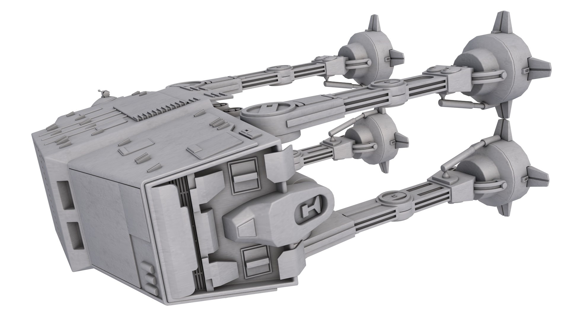 AT-AT Star Wars 3D Model - TurboSquid 2229987