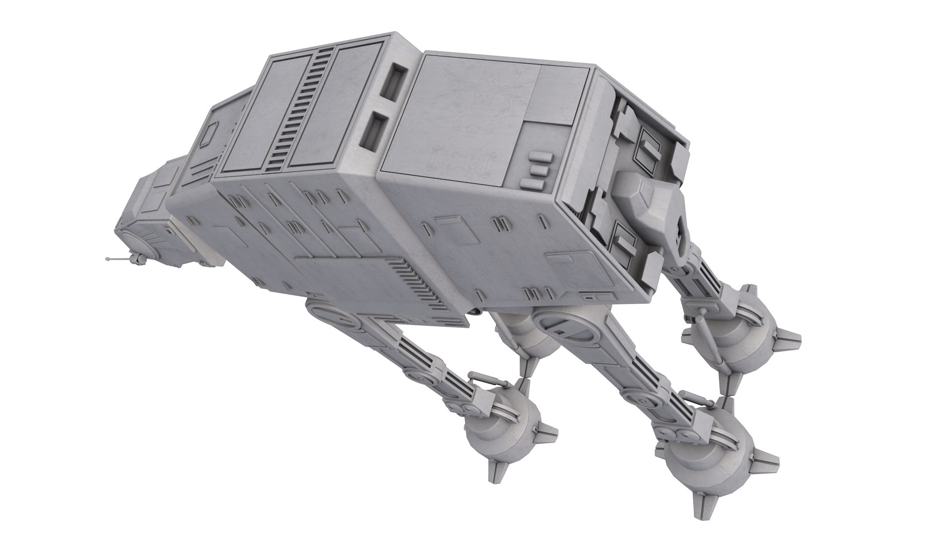 AT-AT Star Wars 3D Model - TurboSquid 2229987