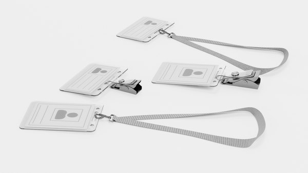 3D model Name Badges Set 1 - TurboSquid 1718477