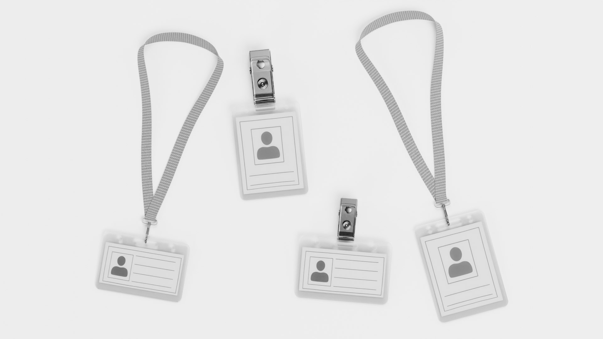 3D Model Name Badges Set 1 - TurboSquid 1718477