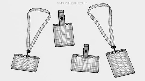 3D model Name Badges Set 1 - TurboSquid 1718477