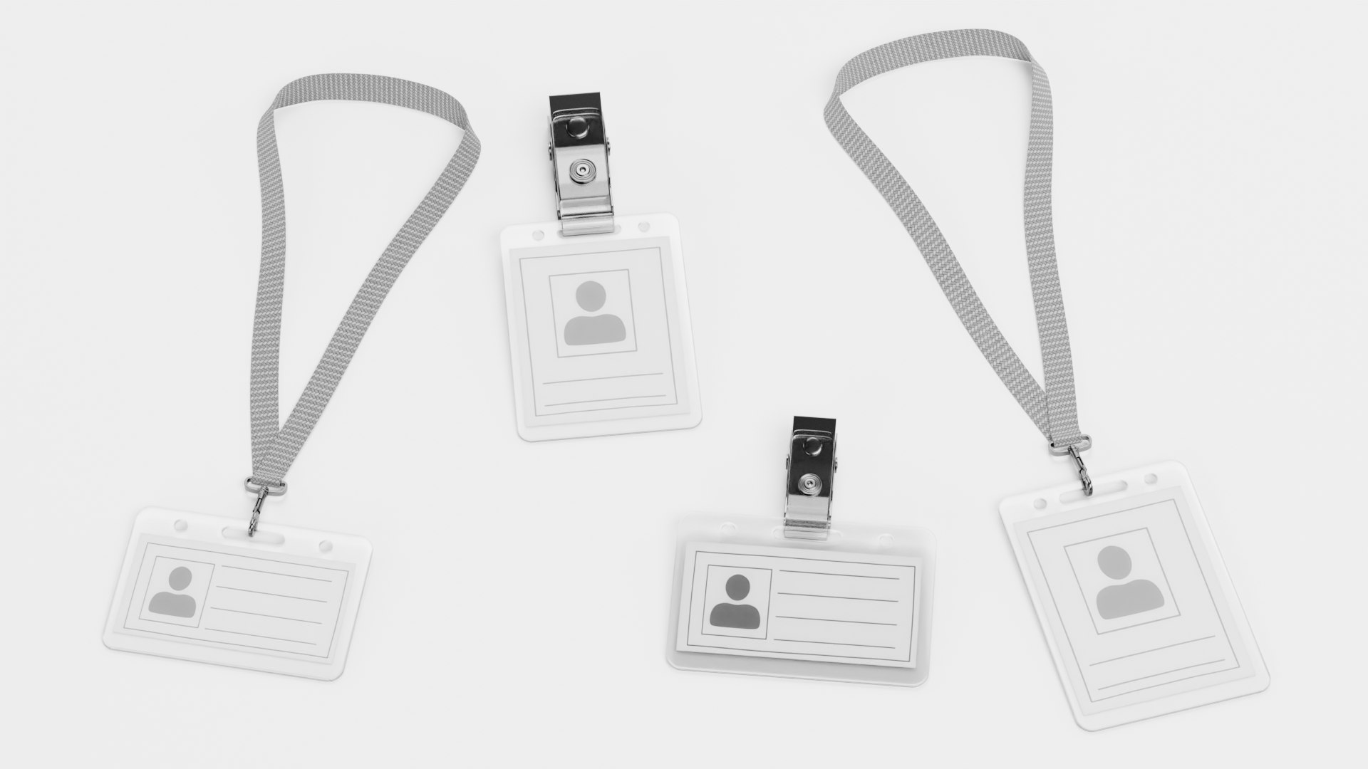 3D Model Name Badges Set 1 - TurboSquid 1718477