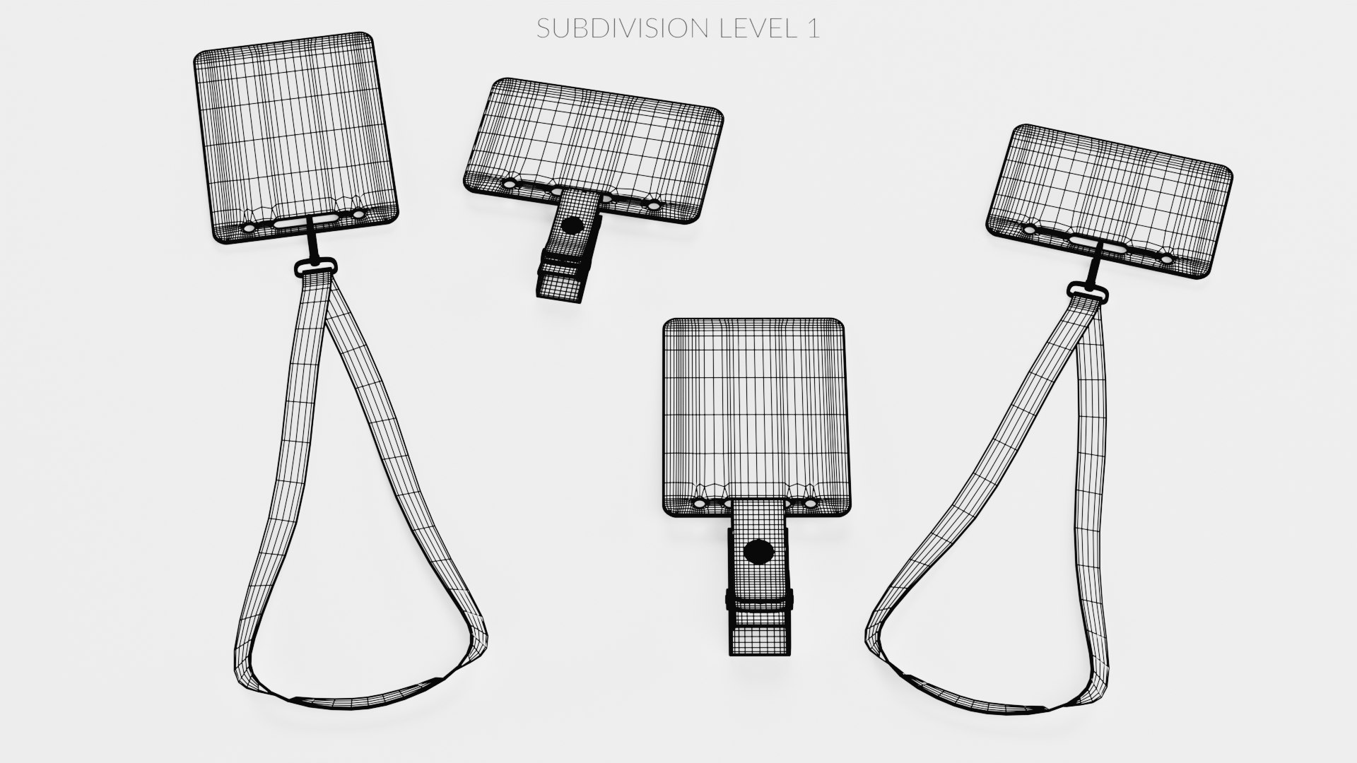 3D Model Name Badges Set 1 - TurboSquid 1718477