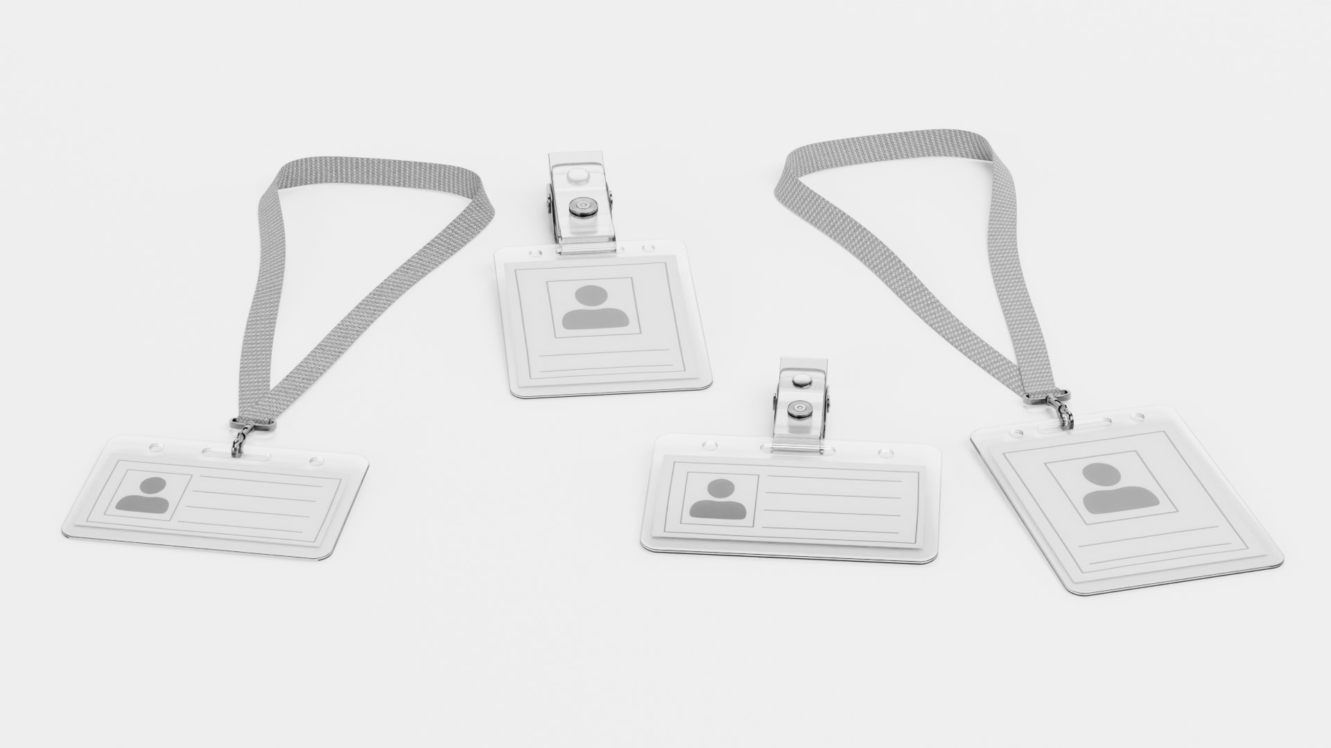 3D Model Name Badges Set 1 - TurboSquid 1718477