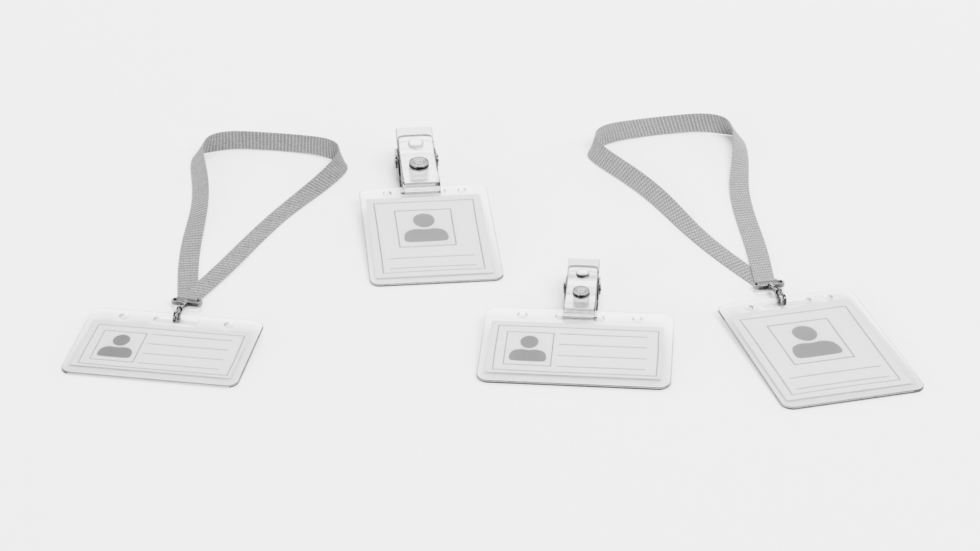 3D Model Name Badges Set 1 - TurboSquid 1718477