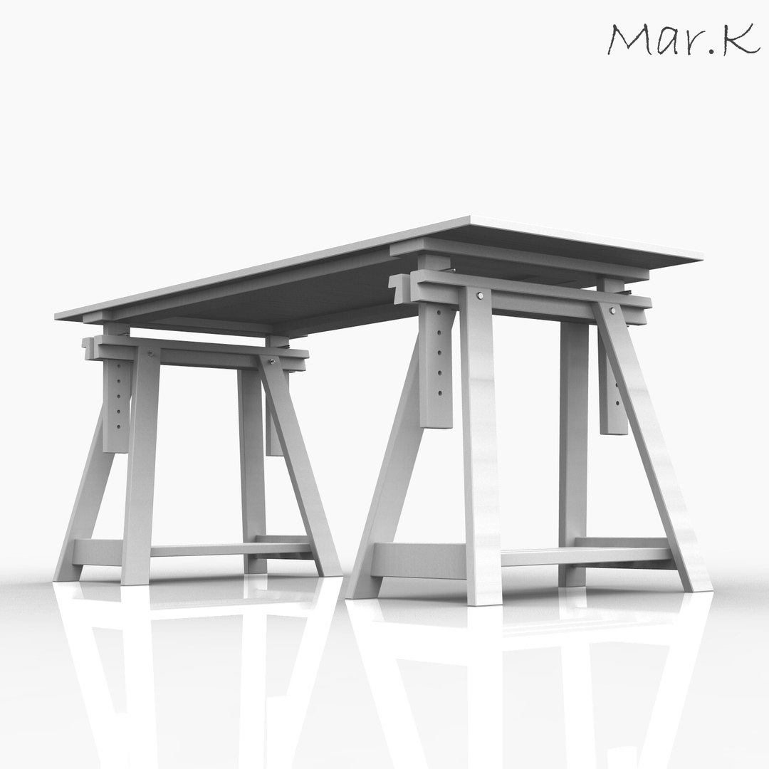 3d model work table