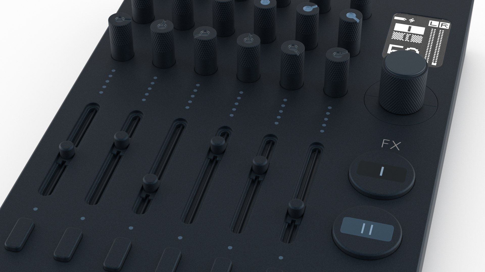 Studio MIDI Control Panel For Music Production Model - TurboSquid 2448564