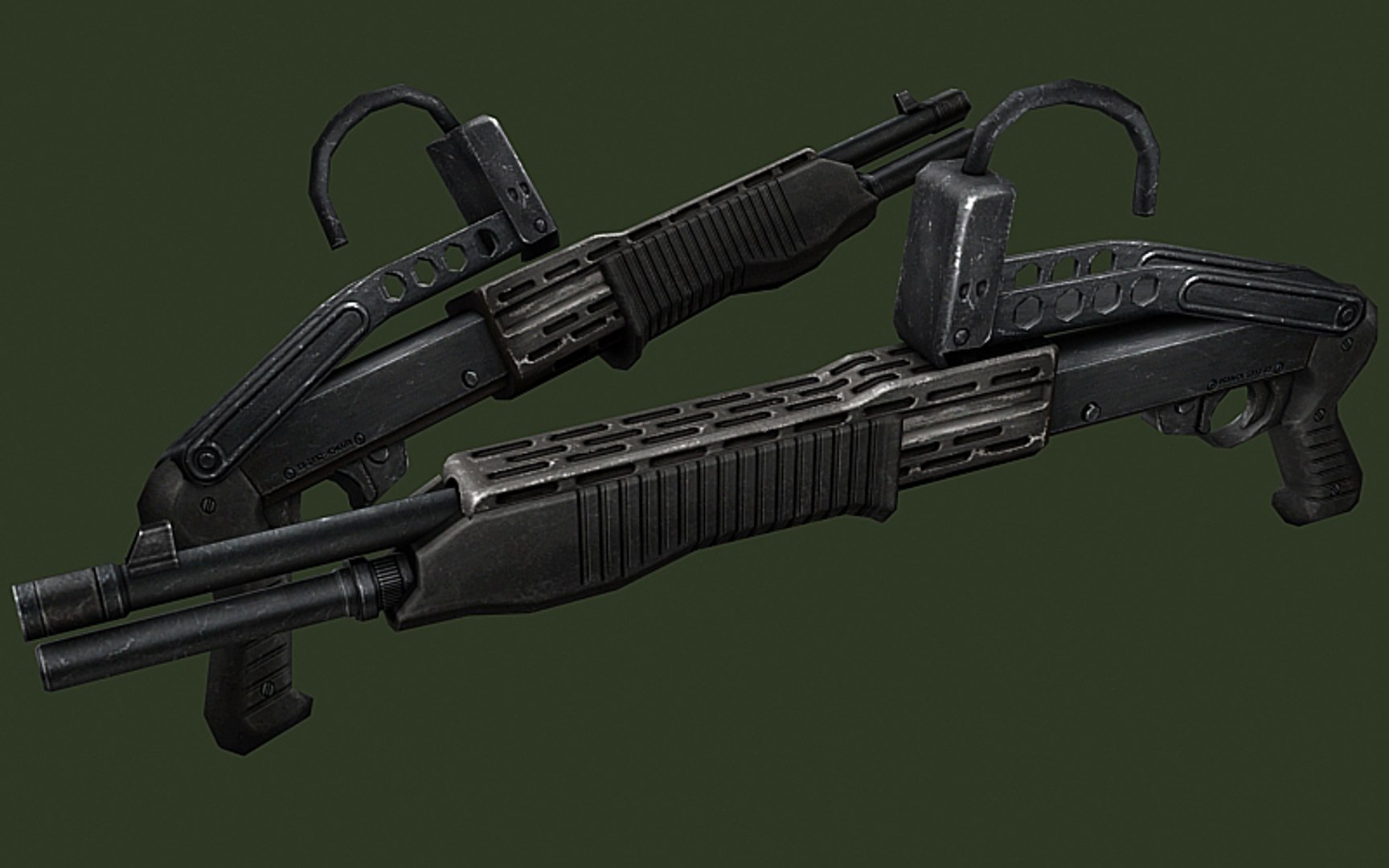 Franchi Spas-12 3d Model