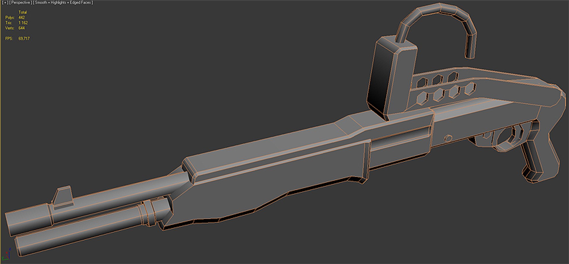 Franchi Spas-12 3d Model