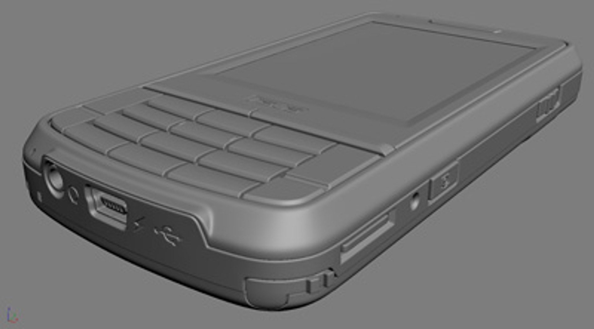 Asus P526 Cellphone 3d Model
