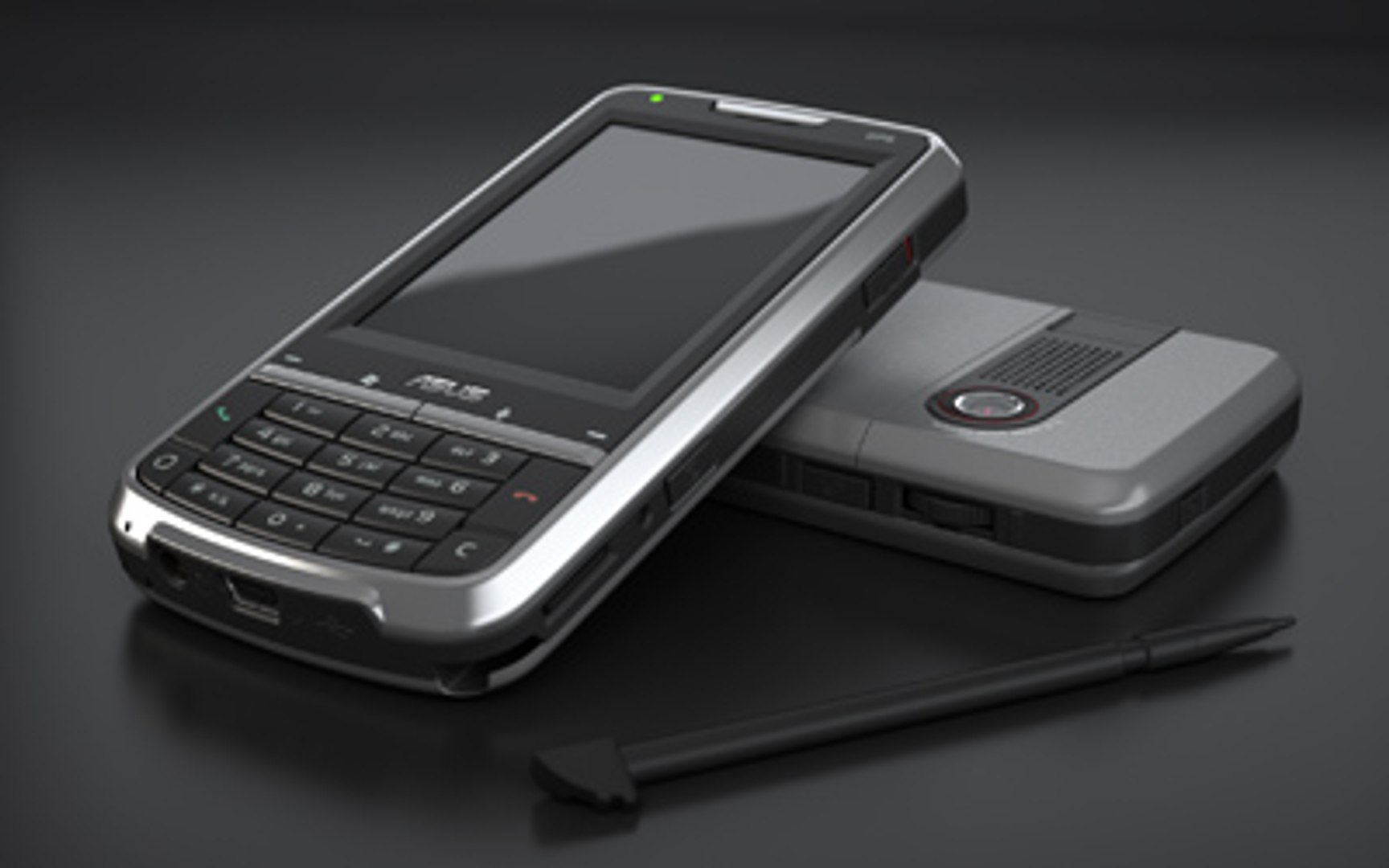Asus P526 Cellphone 3d Model