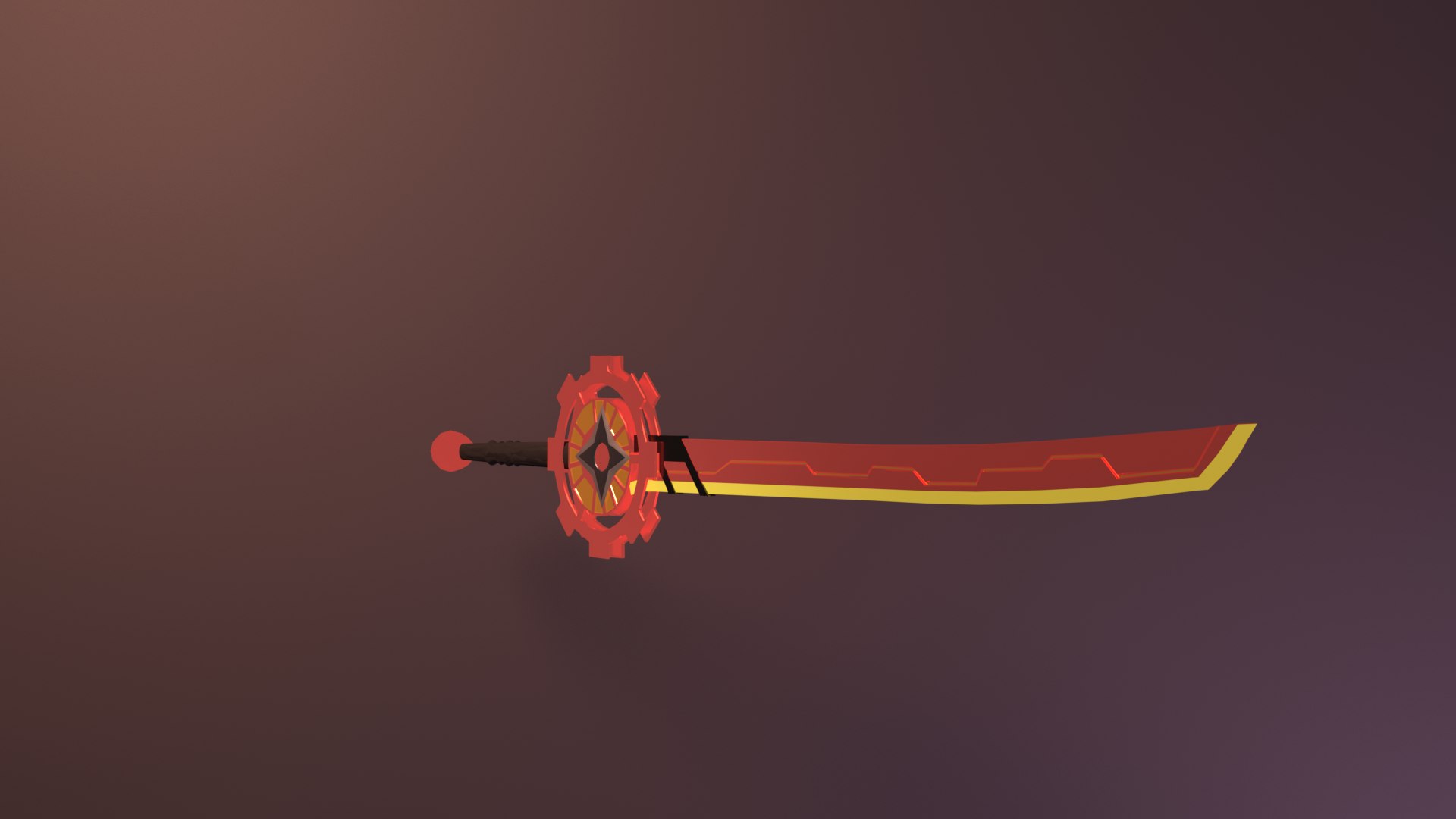 3D Red Sword Model - TurboSquid 1810273