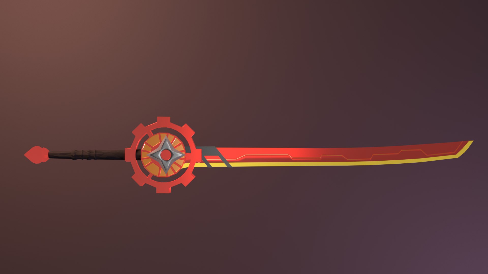 3D Red Sword Model - TurboSquid 1810273