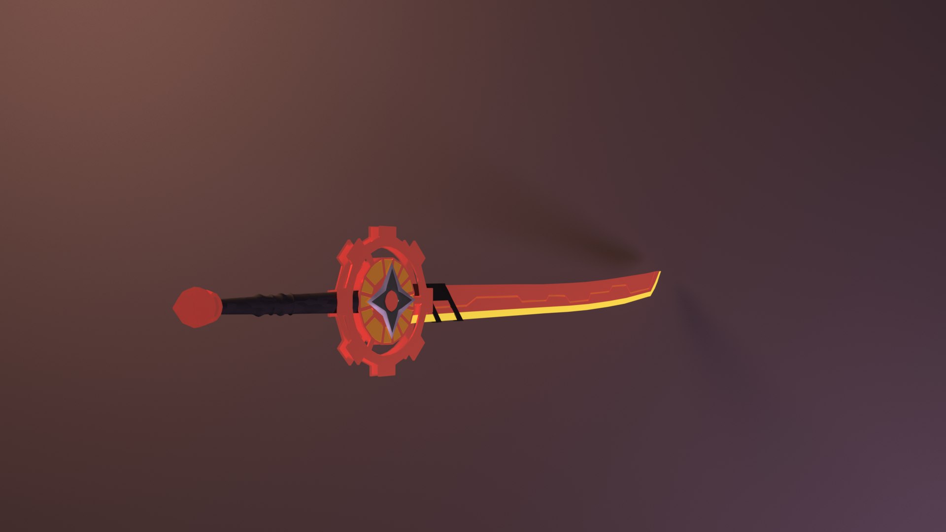 3D Red Sword Model - TurboSquid 1810273
