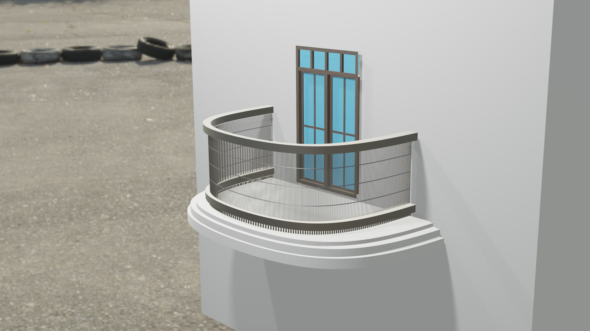Balcony 3D Model - TurboSquid 2032711