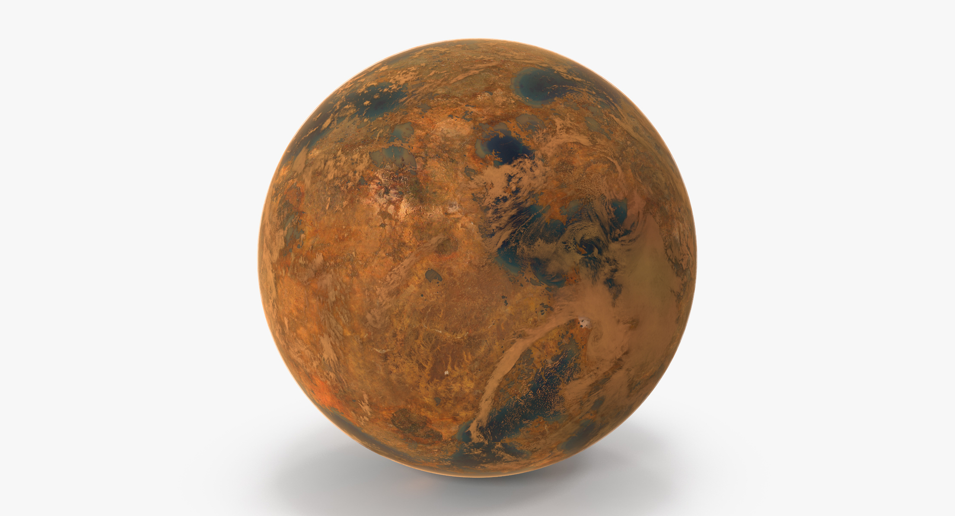 Alien Planet 01 3d Model