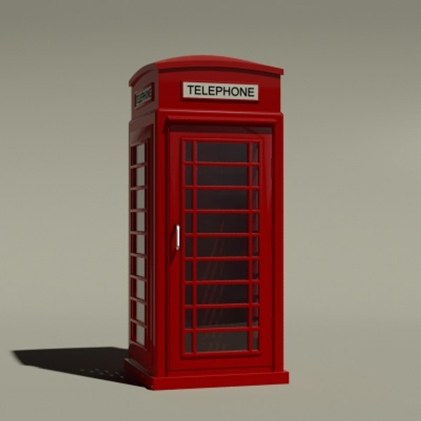 3D Phonebooth Models | TurboSquid