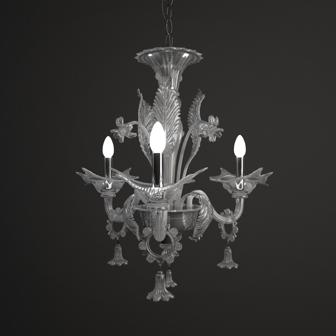 Chandeliers Sylcom Soffio Lamp 3d Model