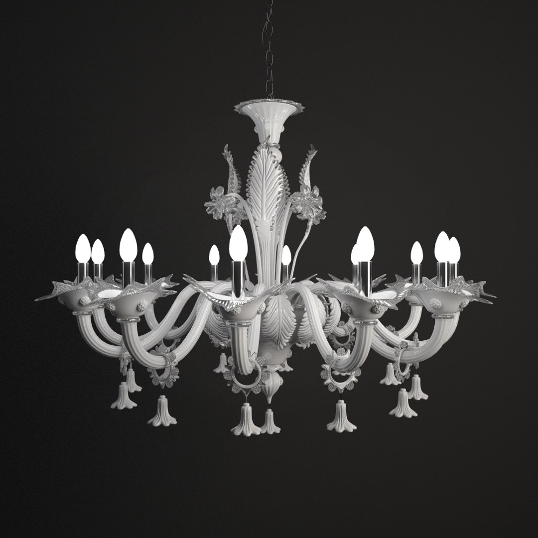 Chandeliers Sylcom Soffio Lamp 3d Model