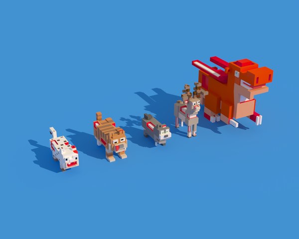 Crossy Road 3D Models for Download | TurboSquid