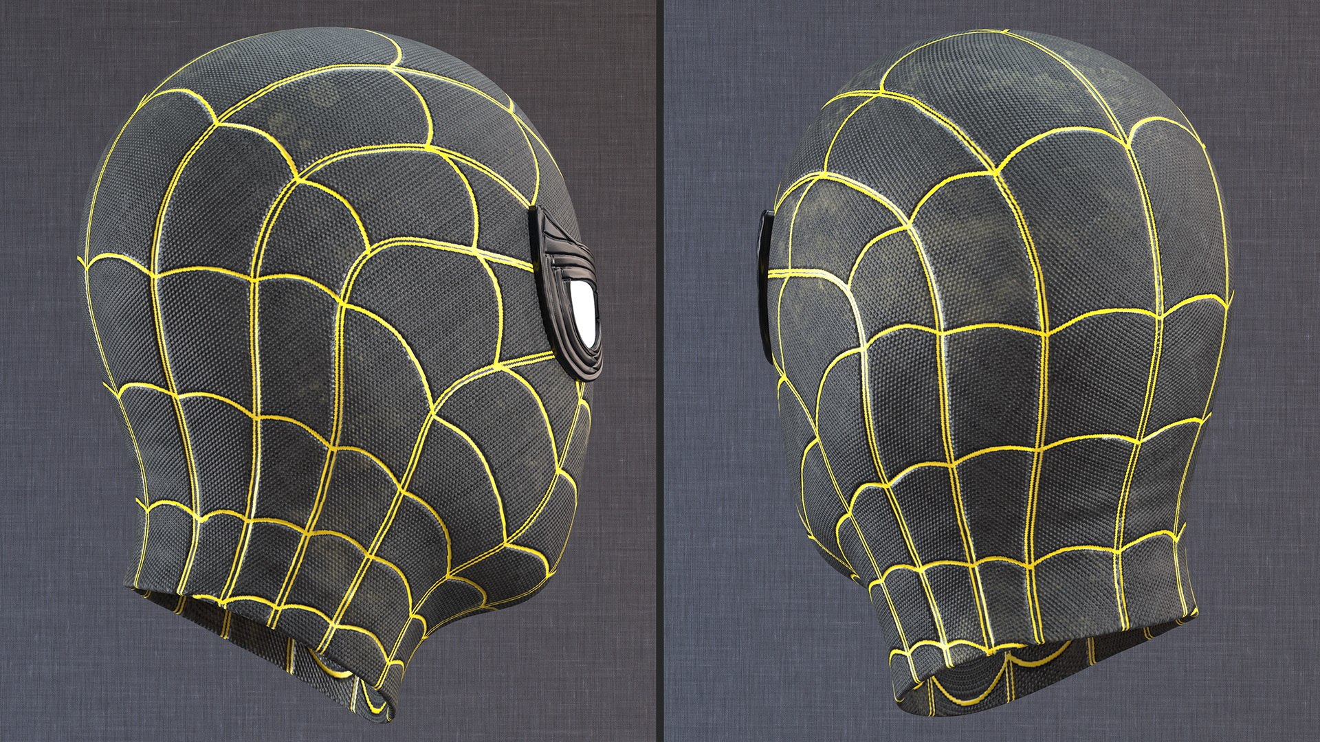 3D Spiderman Black Suit Helmet Model - TurboSquid 2092538