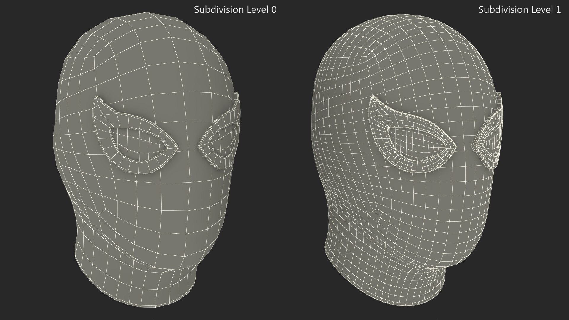 3D Spiderman Black Suit Helmet model - TurboSquid 2092538