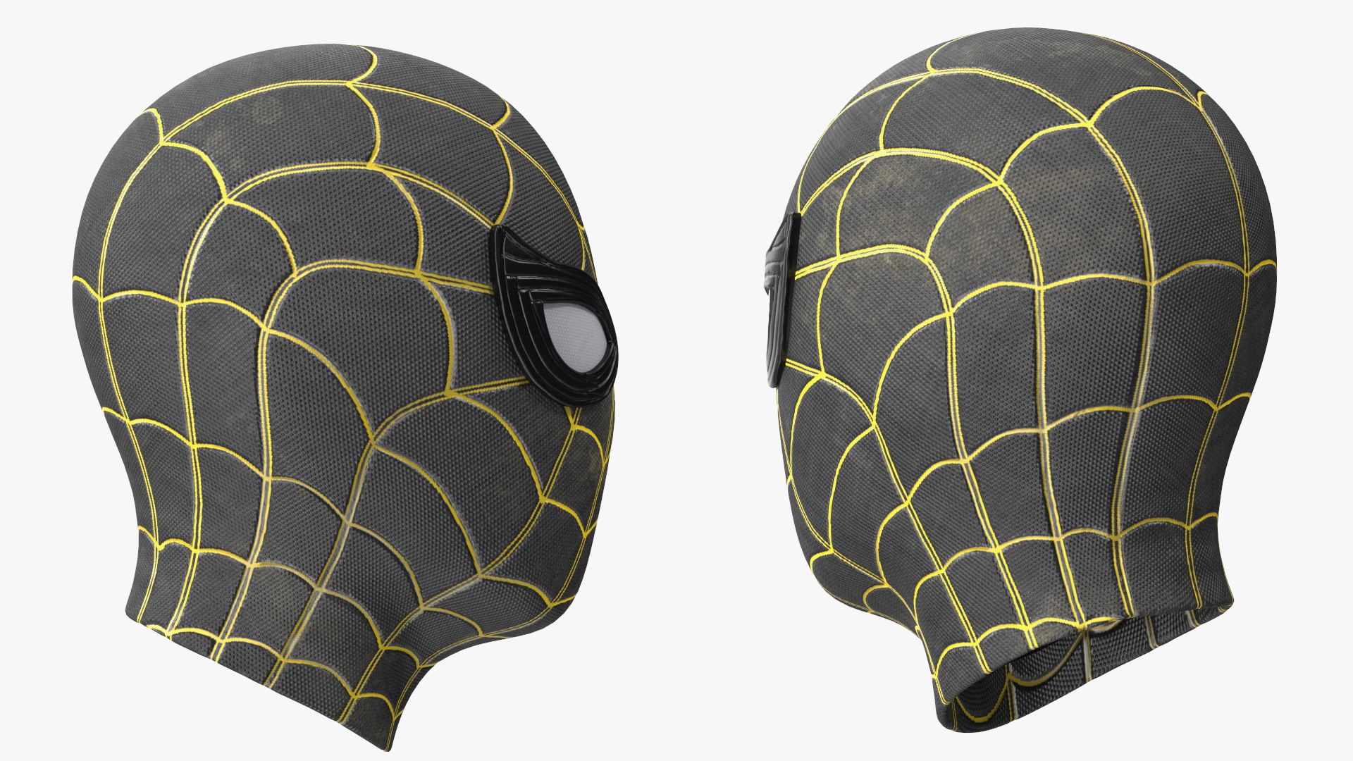 3D Spiderman Black Suit Helmet Model - TurboSquid 2092538