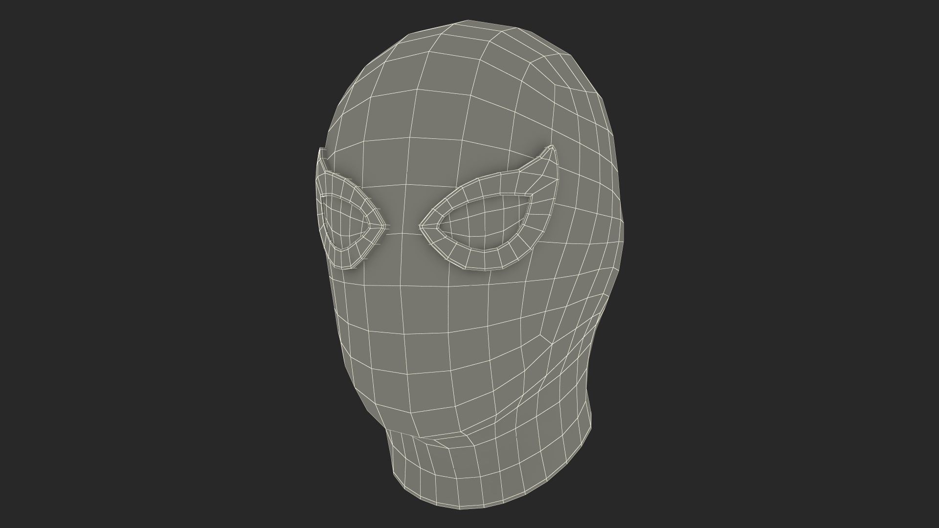 3D Spiderman Black Suit Helmet Model - TurboSquid 2092538