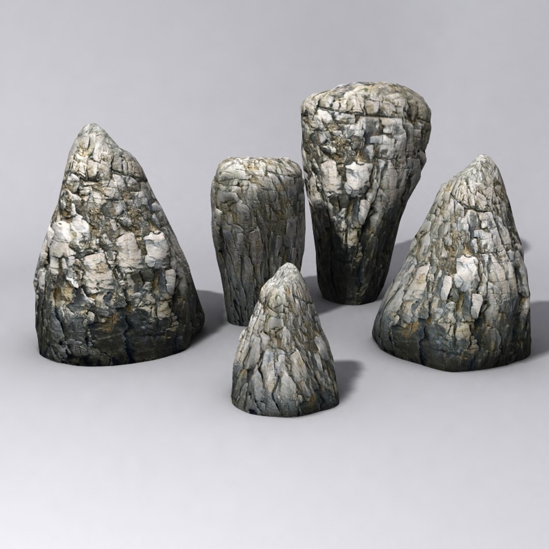 Free Rocks 01 3d Model