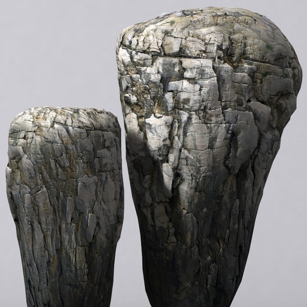 free rocks 01 3d model